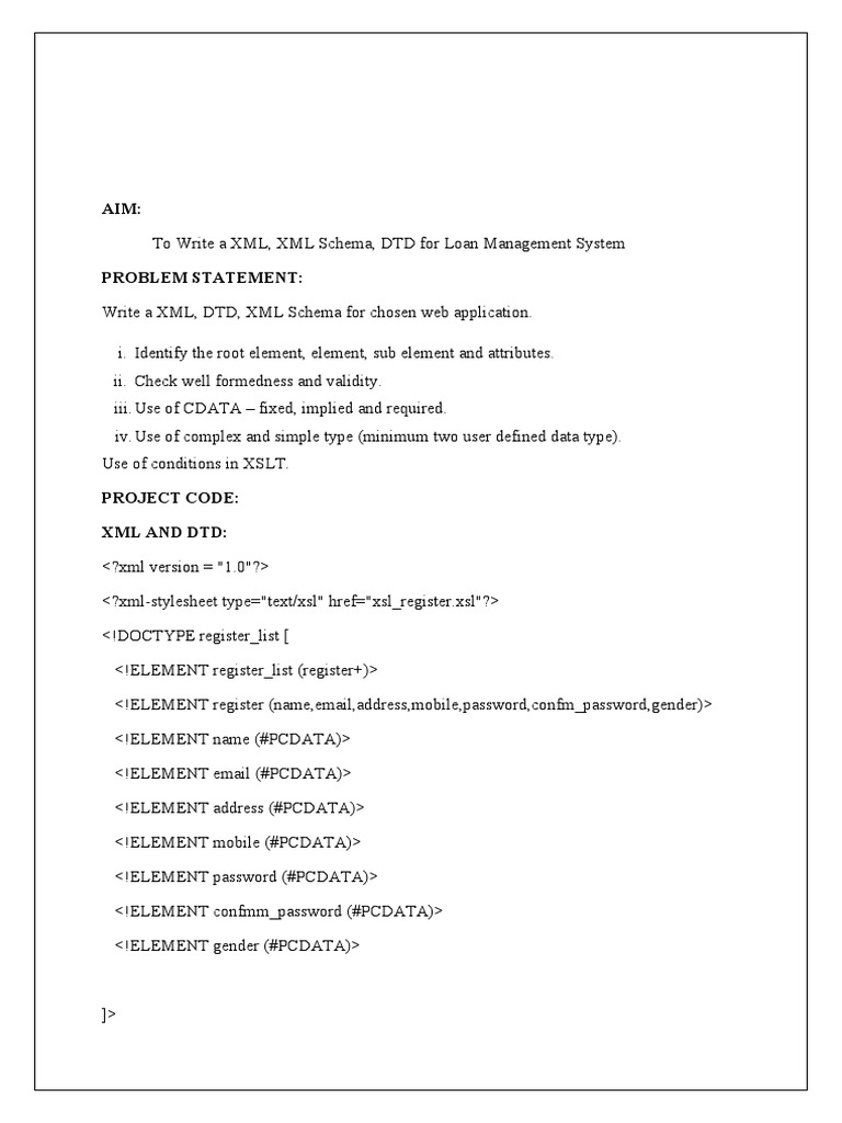 Ex 4 | PDF | Xml | World Wide Web Consortium