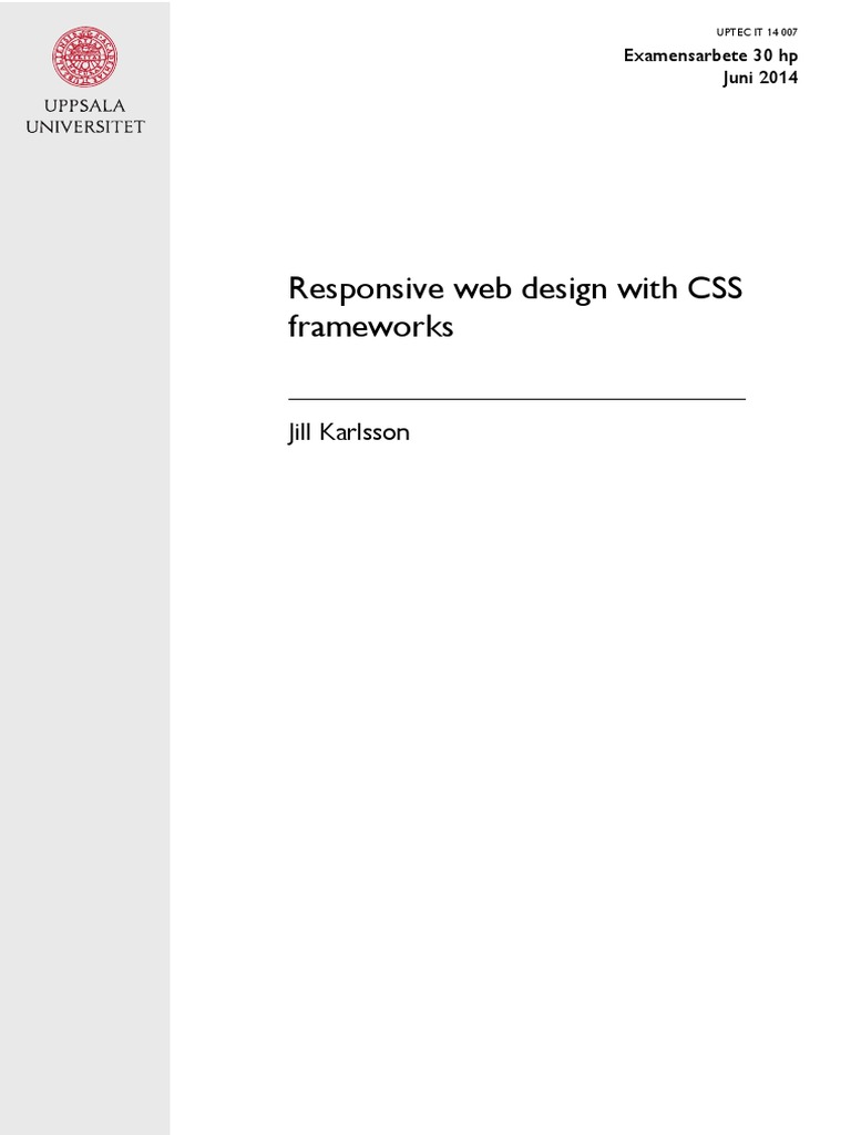 A Comparative Study of Popular CSS Frameworks for Implementing ...