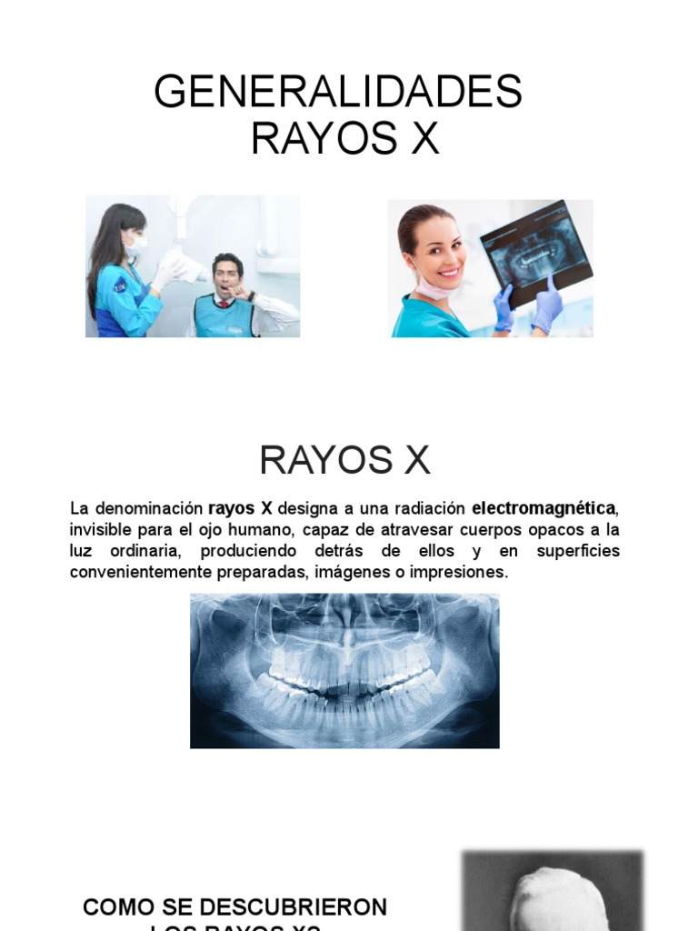 Rayos X Principal 1 | PDF | Rayo X | Radiación electromagnética