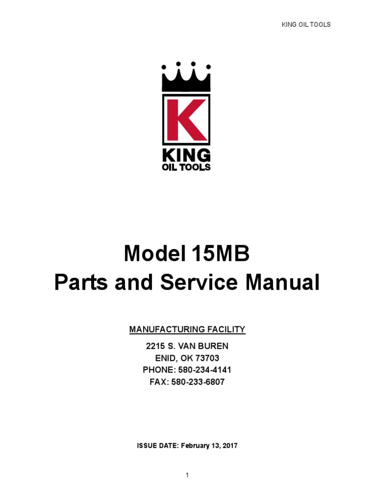 Model 15MB Parts and Service Manual | PDF | Heat Treating | Bearing ...
