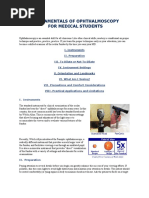 Eye Examination: OSCE Checklist | PDF | Clinical Medicine | Eye