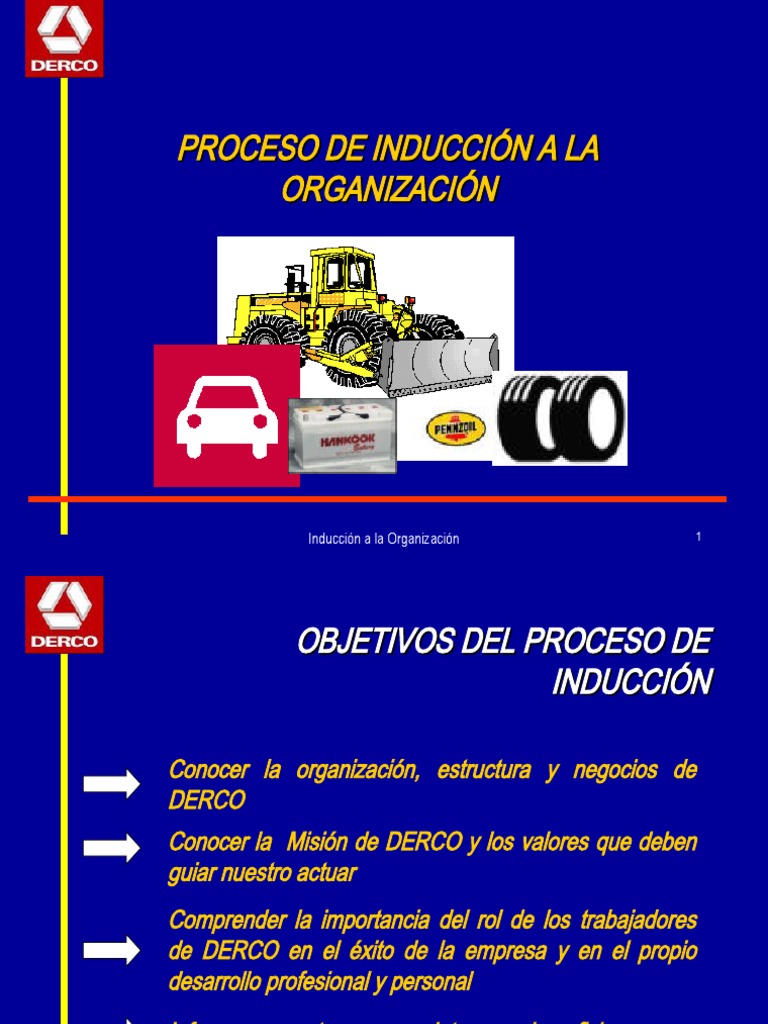 Manual de Inducción DERCO Chile | PDF | Evaluación | Economias