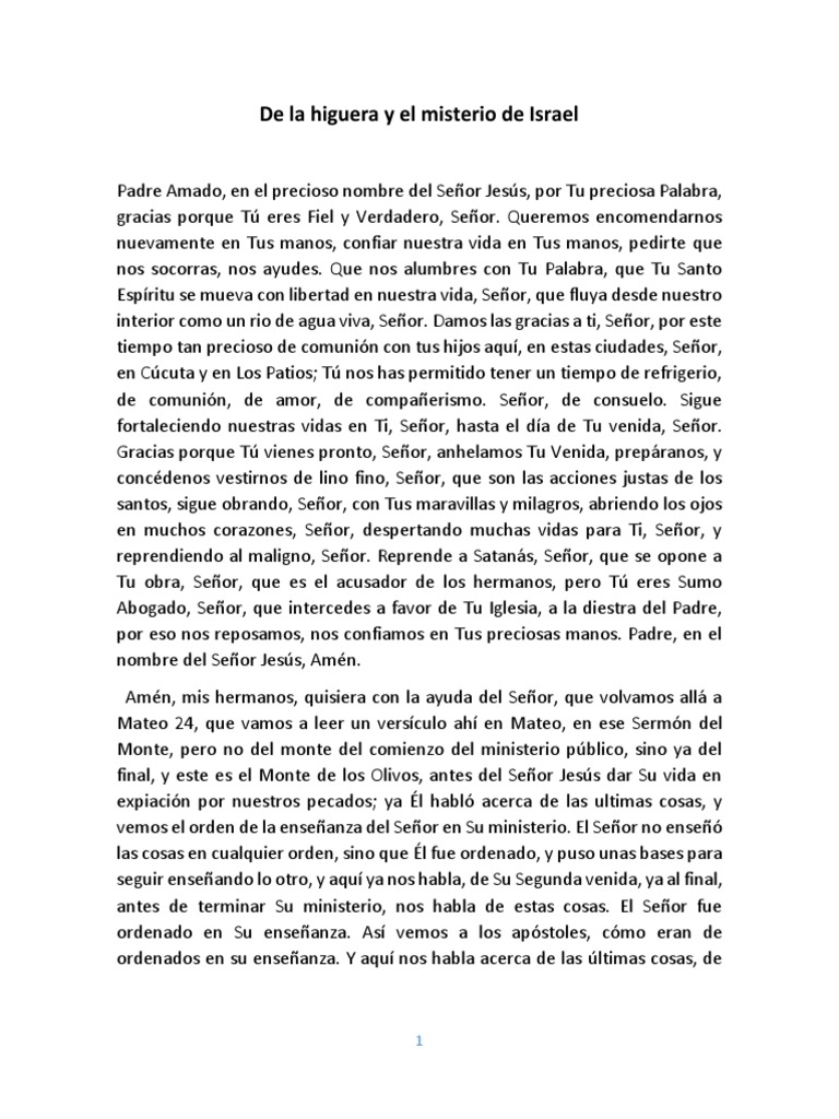05 de La Higuera y El Misterio de Israel | PDF | Cristo (título) | Jesús