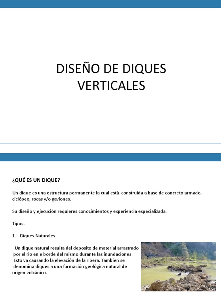 Diques Verticales | PDF | Dique
