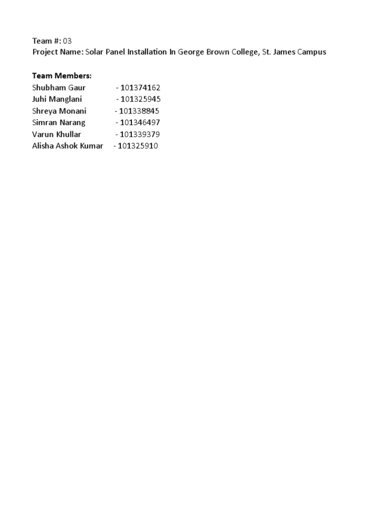 Wbs Assignment Group 3 Pdf Photovoltaic System Solar Panel 3868