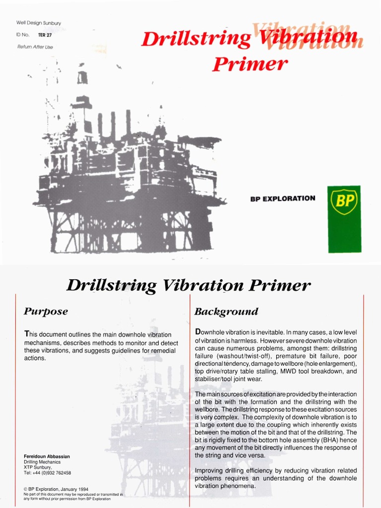 Drillstring Vibration Primer | PDF | Mechanics | Mechanical Engineering