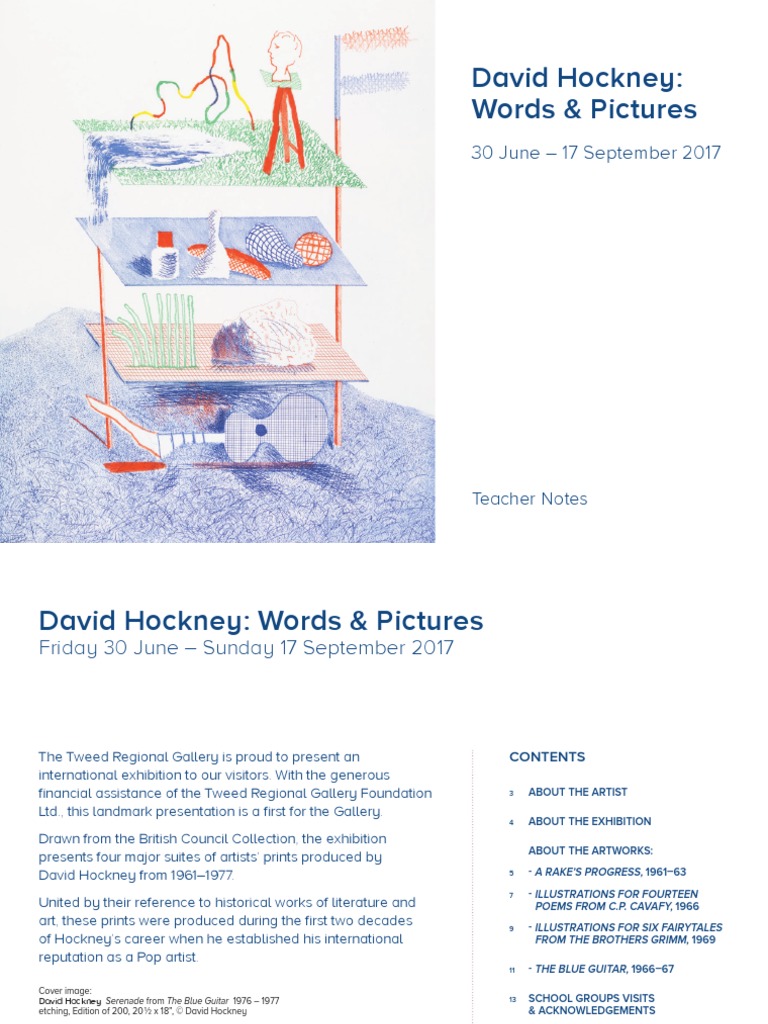 TSC08219 David Hockney Teacher Notes | Download Free PDF | The Arts
