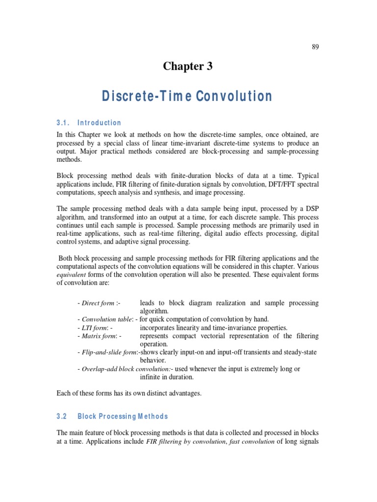Discrete Convolution Methods | PDF | Convolution | Discrete Fourier ...