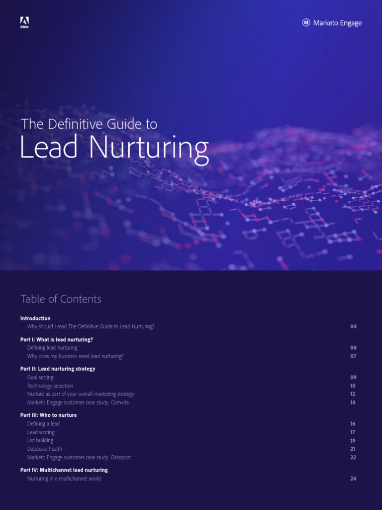 Marketo Definitive Guide To Lead Nurturing | PDF | Marketing | Sales