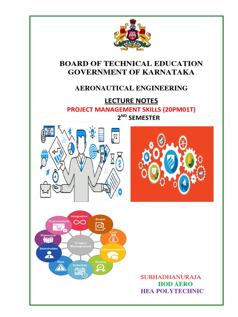 Project Management Skills Lecture Notes | Download Free PDF | Project ...
