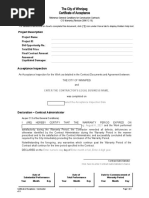 Sample - Certificate of Practical Completion | PDF