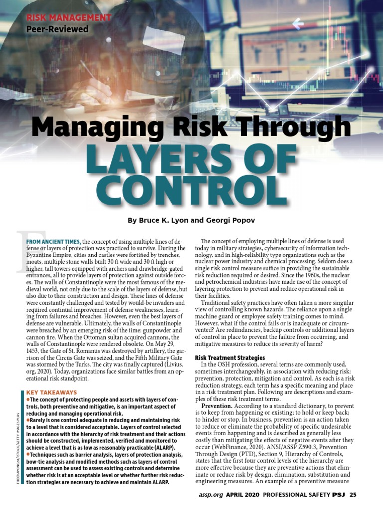 Managing Risk Through: Layers of Control | PDF | Risk | Risk Management