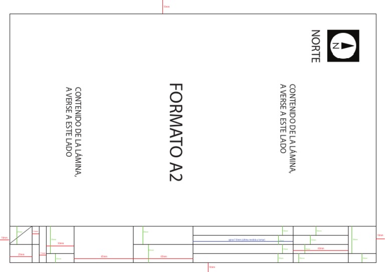 Dimensões do Cajetin Formato A2 | PDF