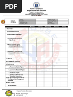 Parts of The Modules | PDF | Educational Assessment | Learning