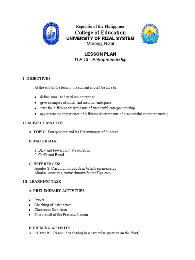 College of Education: University of Rizal System | PDF ...