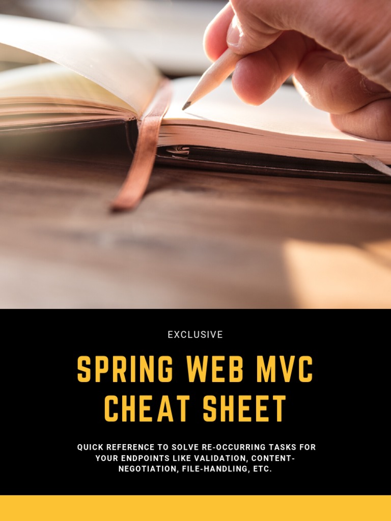 Spring Web MVC Cheat Sheet | PDF | Software Development | Computer Data Spring Web MVC Cheat Sheet | PDF | Software Development | Computer Data