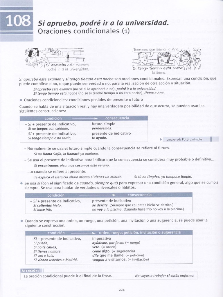 Oraciones Condicionales | PDF