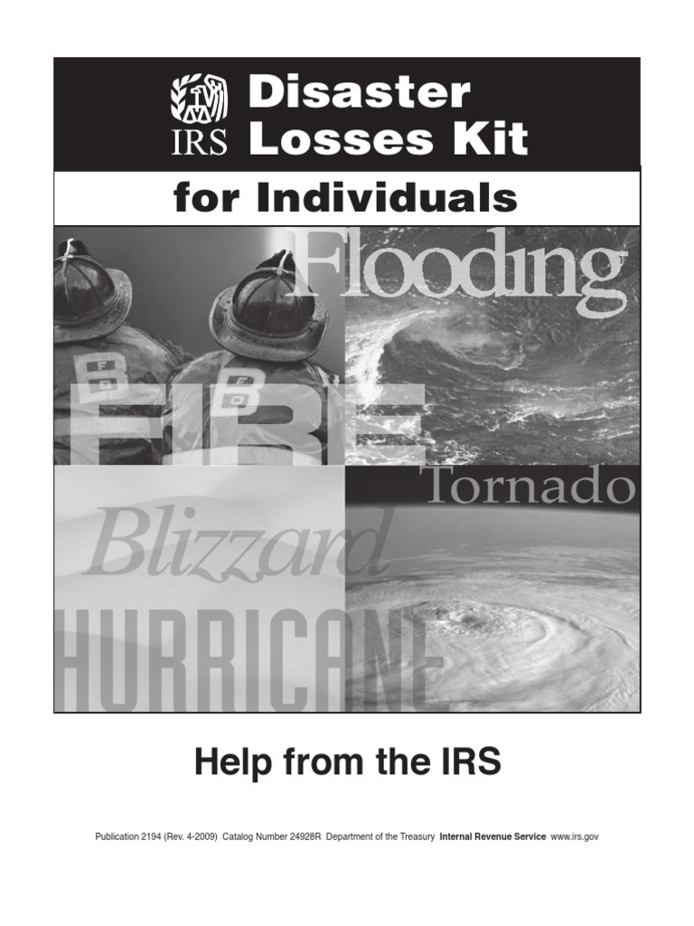 IRS Pub 2194 - Disaster Relief Tax Addendum | PDF | Irs Tax Forms ...