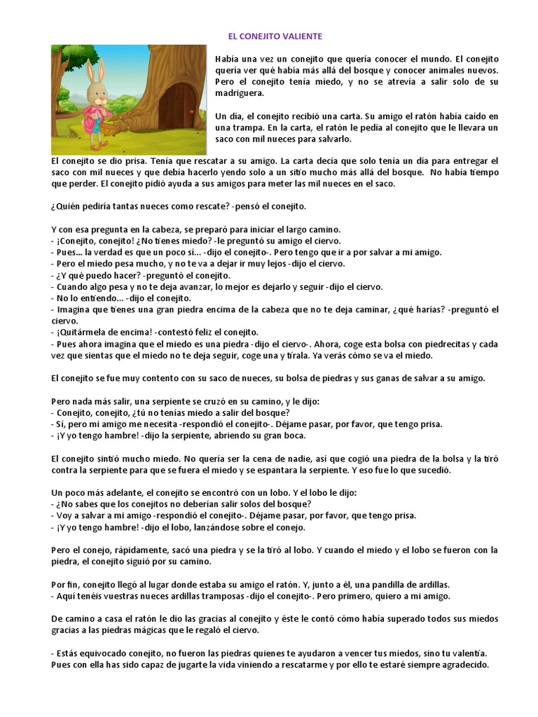 El Conejito Valiente | PDF