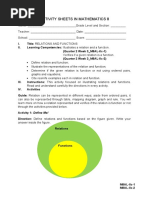 Lesson Plan-Functions and Relations | PDF | Function (Mathematics ...