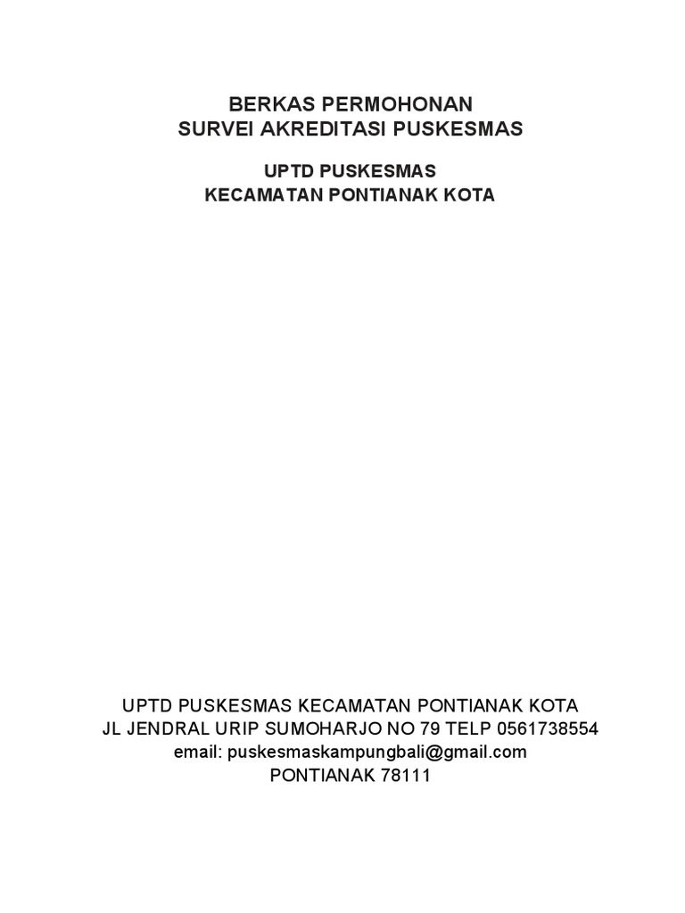 Profil Puskesmas Akre | PDF