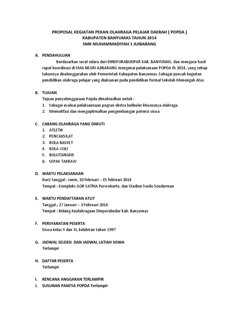 PROPOSAL Popda | PDF