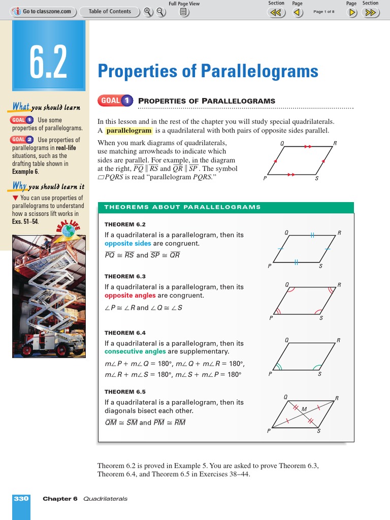 Properties of Parallelograms: You Should Learn | Download Free PDF ...