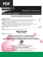 Ficha Tecnica Bingo SG | PDF | Insecticida | Agua