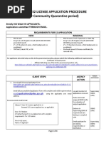 PDEA Requirements - S Andp License Application | PDF