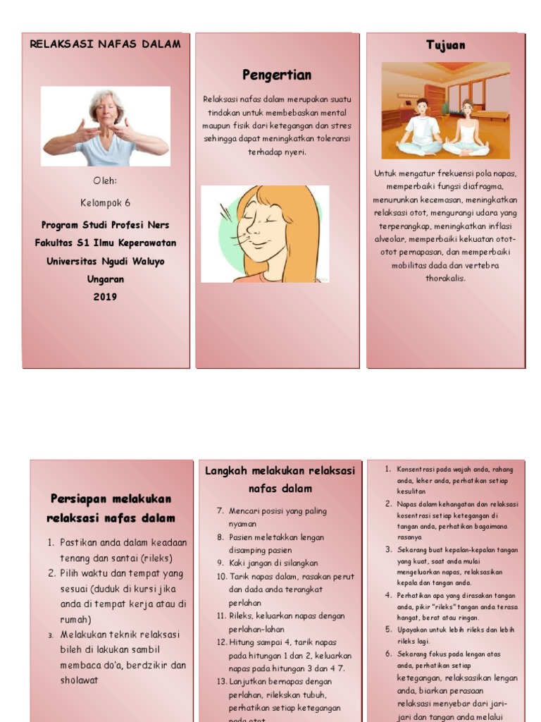 Leaflet Relaksasi Nafas Dalam | PDF