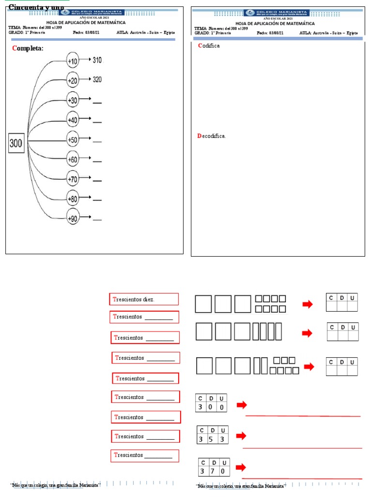 Números Del 300 Al 399-03-08 | PDF