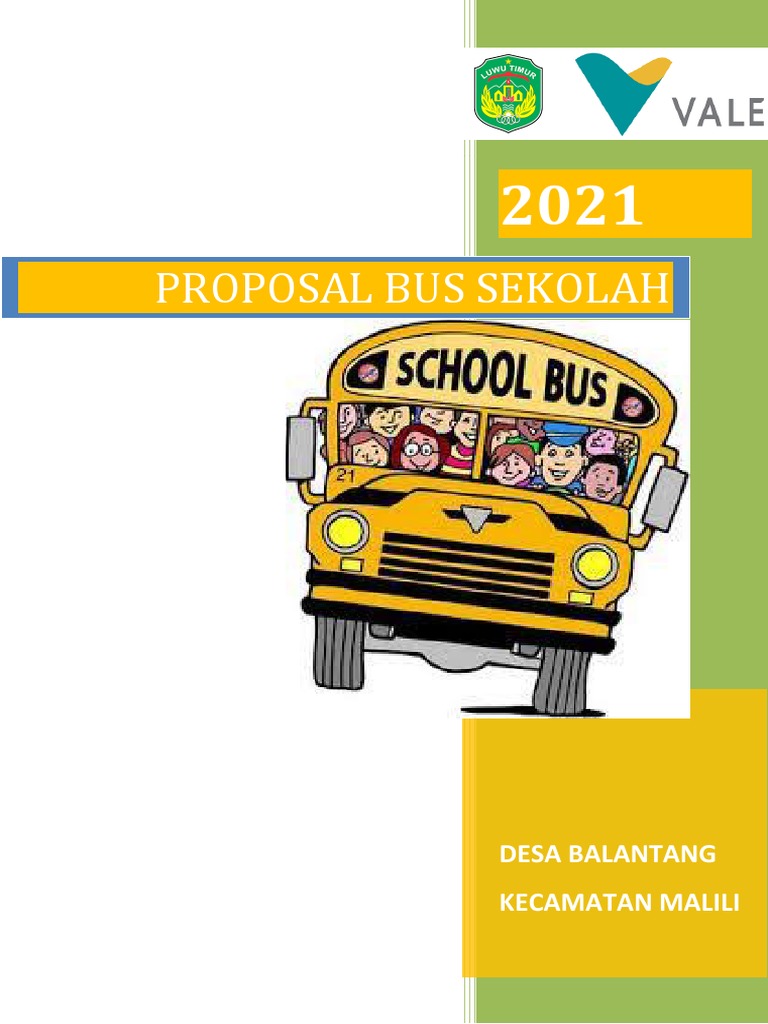 Proposal Bus Sekolah Vale | PDF