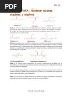 Tabla de Radicales Alquilo | PDF | Ciencia y matemáticas