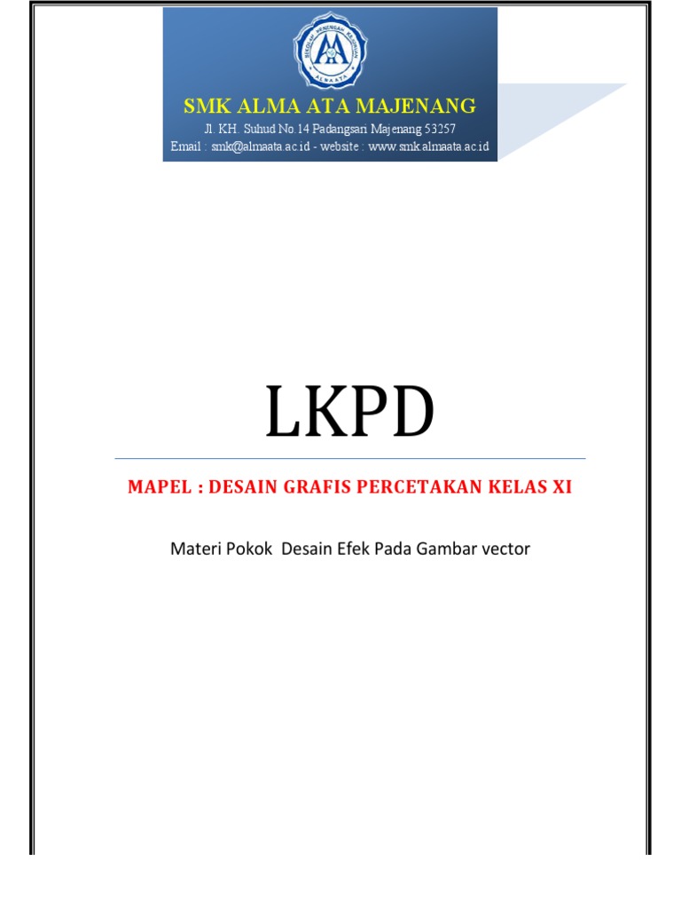 LKPD Desain Grafis SMK Alma Ata | PDF