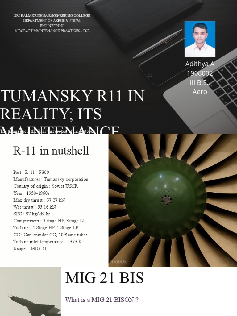 Tumansky R-11 Engine Overview | PDF | Turbine | Engines