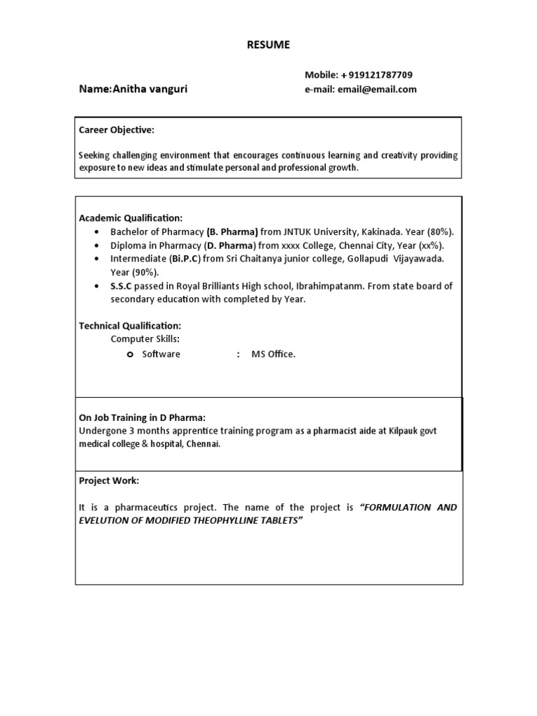 Anitha Resume | PDF