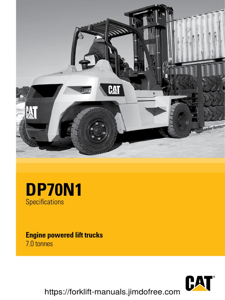 Cat DP70 N1 Forklift Brochure | PDF | Truck | Engines
