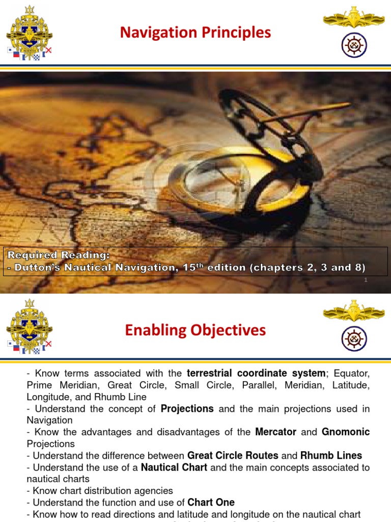 Navigation Introduction Terrestial Coordinate | PDF | Latitude | Longitude