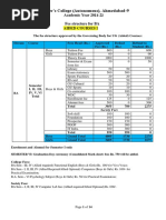 Fee Structure - Atma Ram Sanatan Dharma College | PDF | Fee