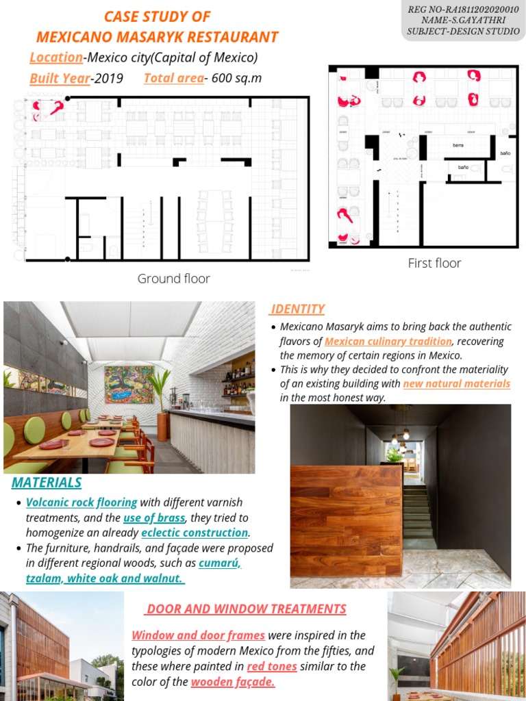 Restaurant-Case Study | PDF | Building Engineering | Decorative Arts