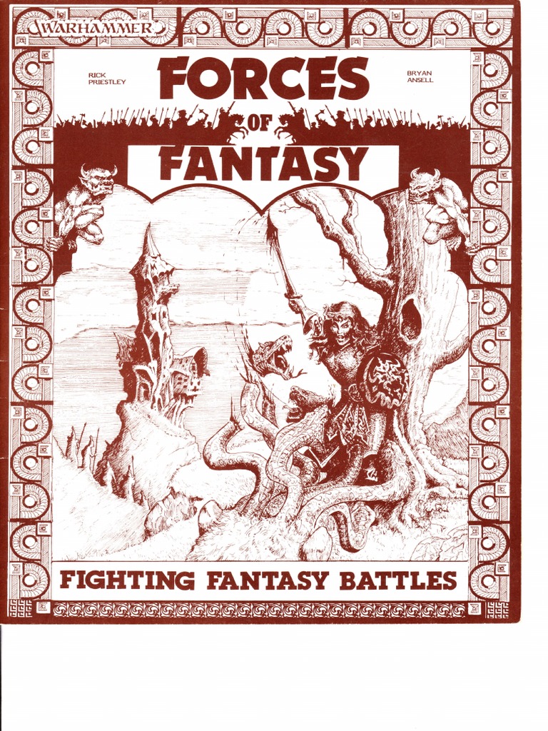 Warhammer FB - Rules Forces of Fantasy Vol 2 Fighting Fantasy Battles ...
