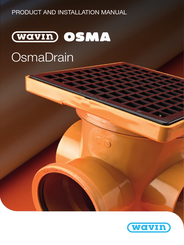 Osmadrain: Product and Installation Manual | PDF | Pipe (Fluid ...