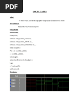 VHDL - Xilinx Exercises Compilation | PDF | Vhdl | Binary Coded Decimal