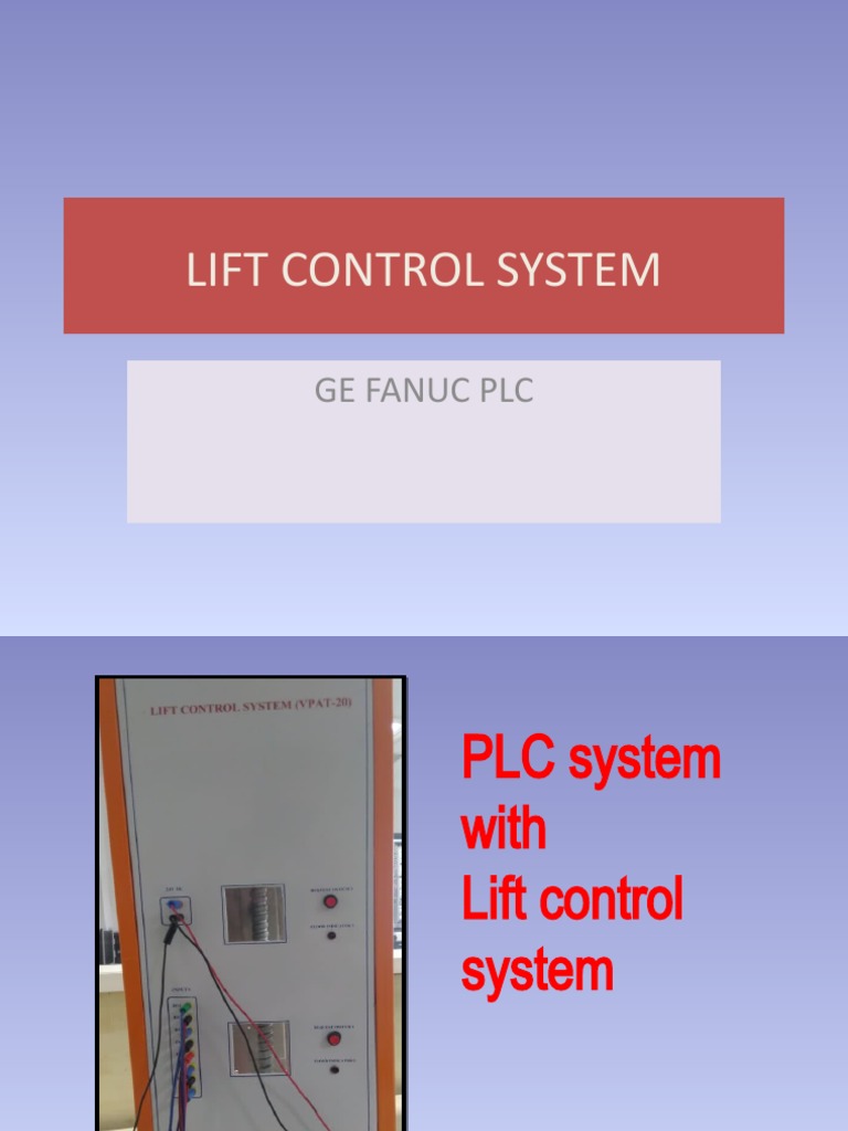 Lift Control System for Engineers | PDF