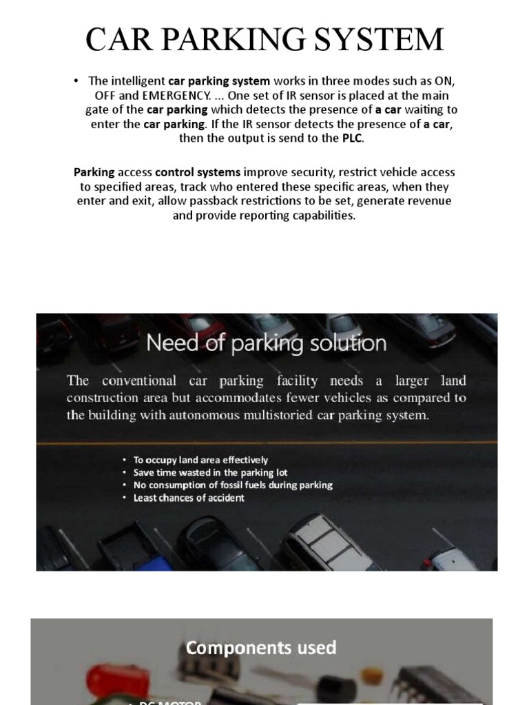 Car Parking System | PDF