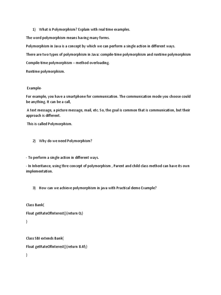 Polymorphism in Java - Calculate Area using Compile Time Polymorphism ...