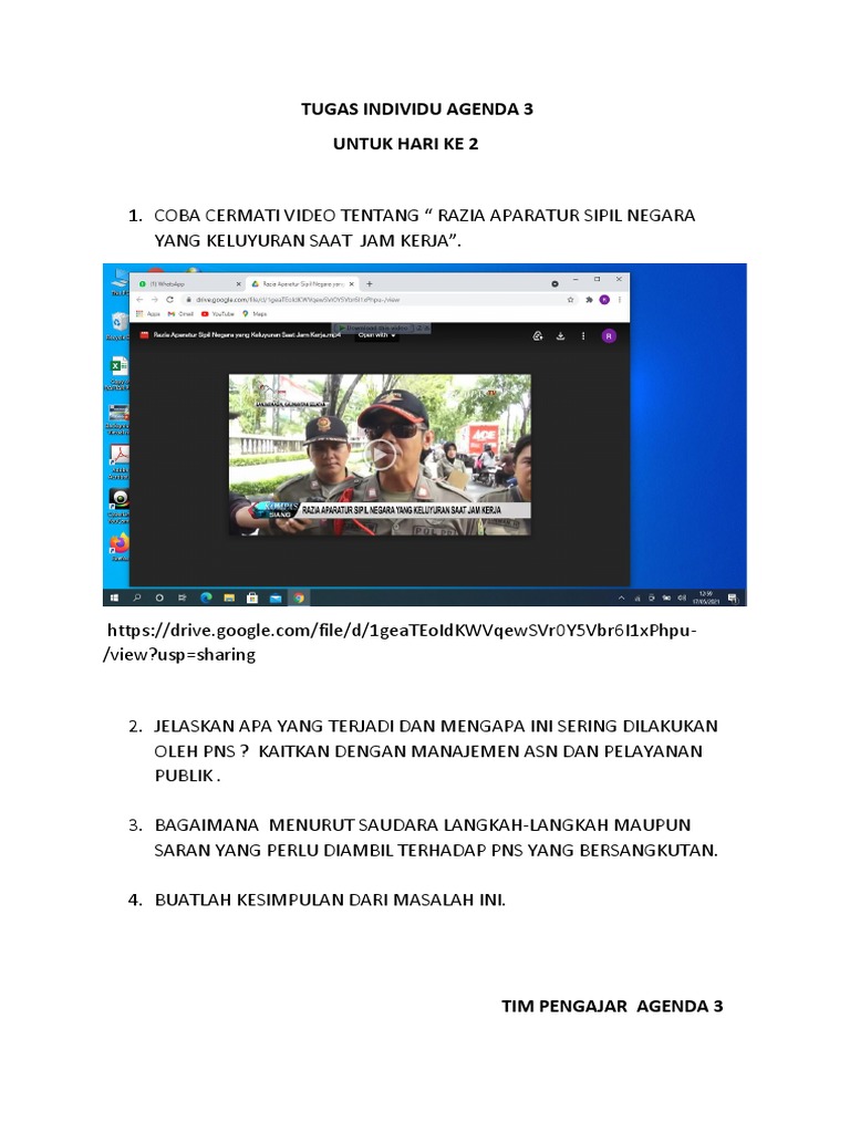 Razia Aparatur Sipil Negara dan Pelayanan Publik | PDF