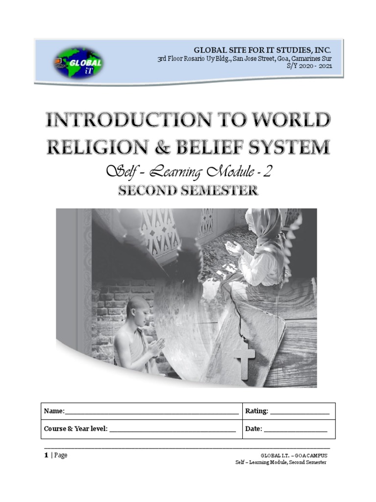 Introduction To World Religion & Belief System | PDF | Confucianism ...