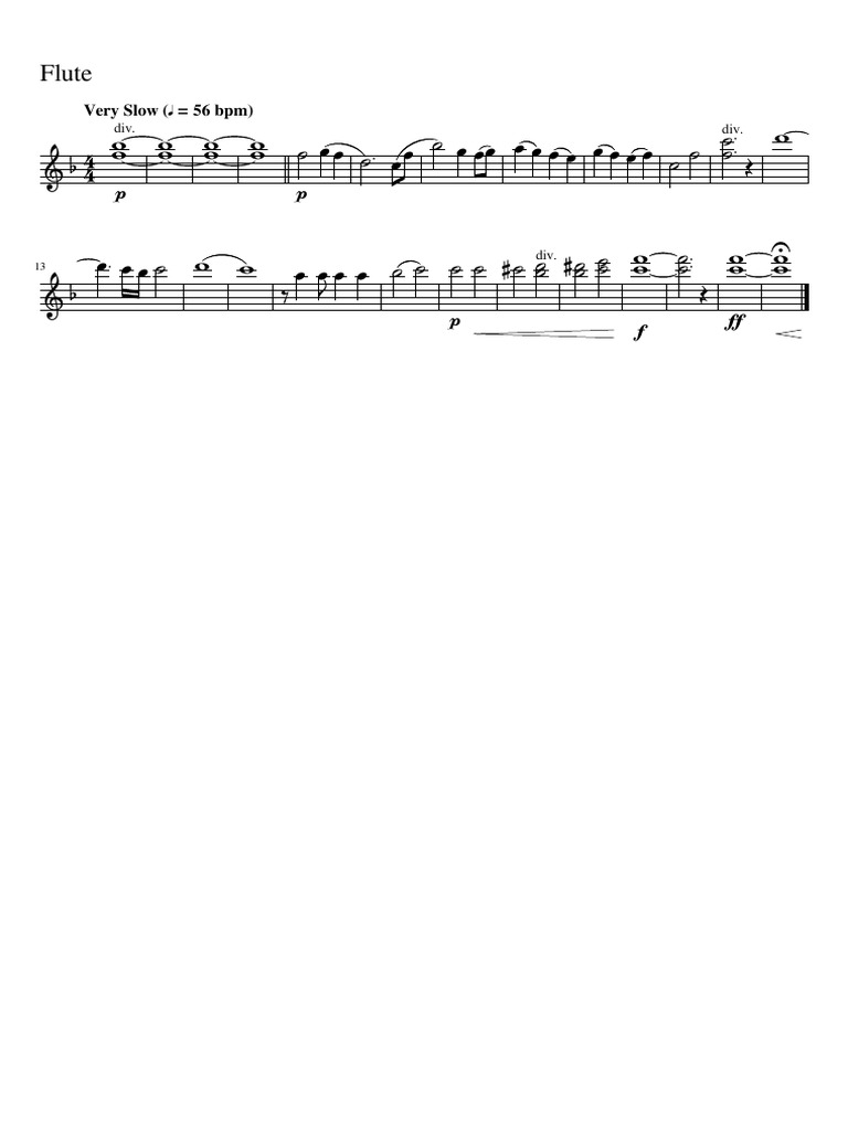 Adiemus Hymn Warm Up Flute | PDF