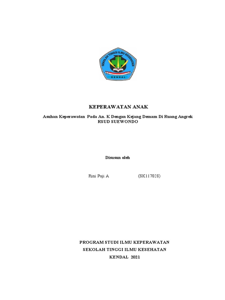 Asuhan Keperawatan Kejang Demam Anak | PDF